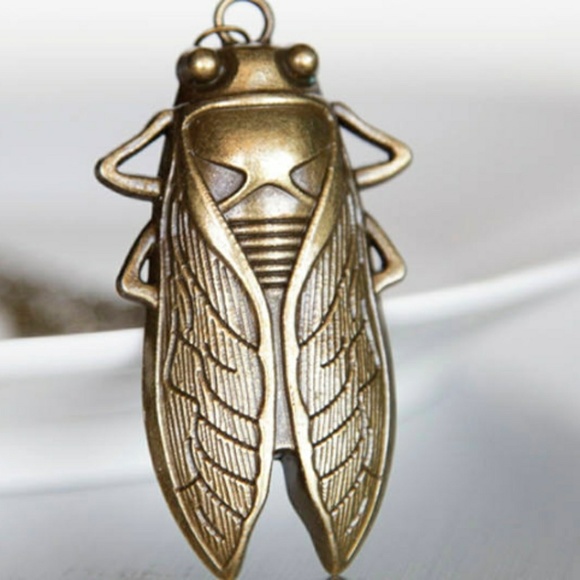 Handmade | Jewelry | Massive Cicada Necklace Bronze Handmade | Poshmark